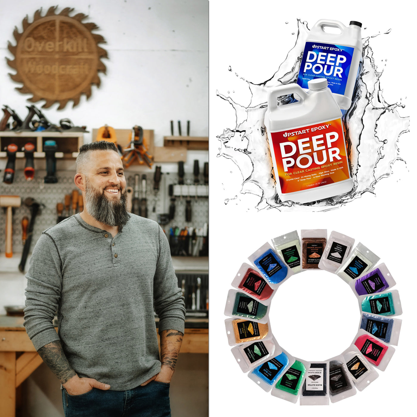 Cookie Monster Epoxy Side Table Bundle – Upstart Epoxy