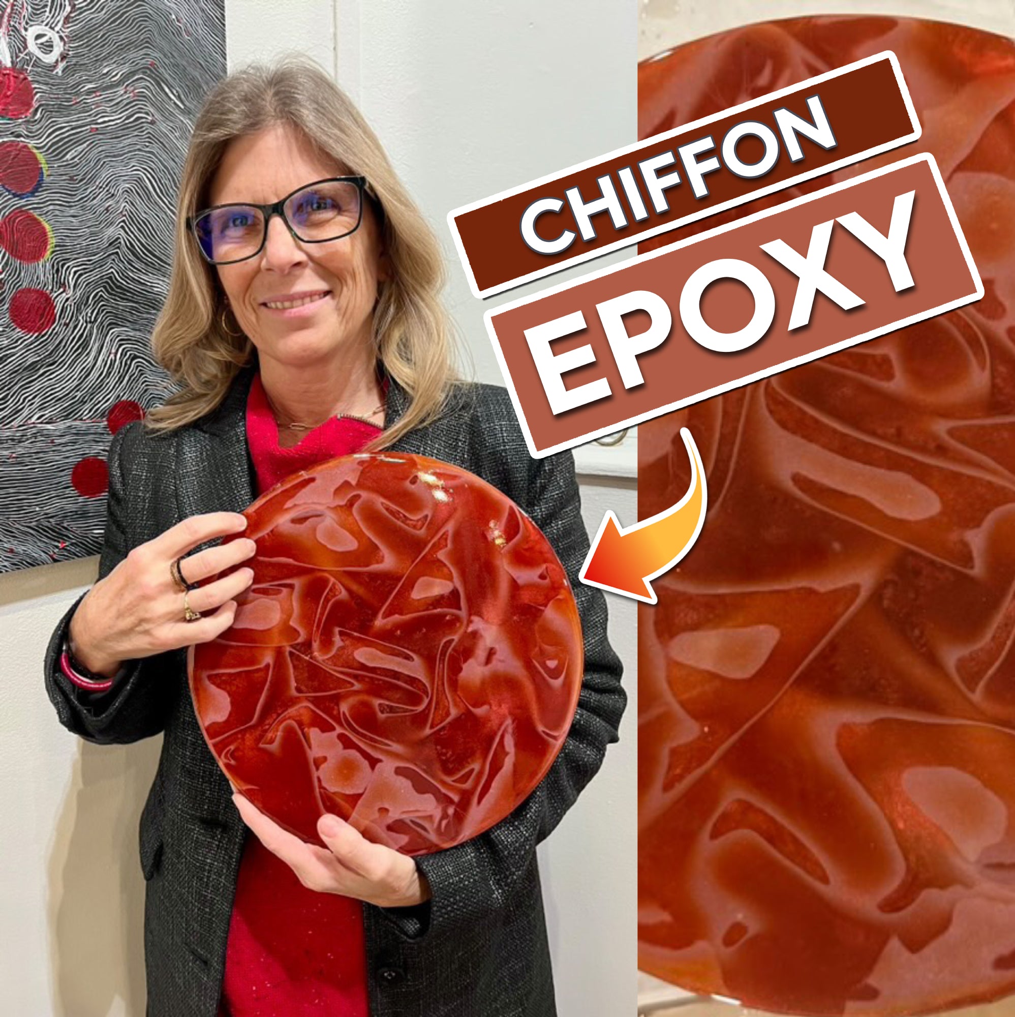 Chiffon Fabric Encapsulation with Epoxy Resin – Upstart Epoxy